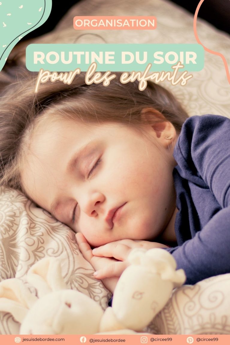 Routines du soir enfants : ta to-do list à imprimer